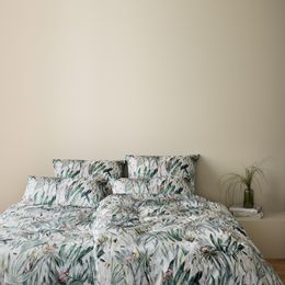Bettw&auml;sche Elegante, bunt, Satin, Obermaterial: 50% Baumwolle, 50% Viskose, Bettw&auml;sche, "Monkeys", angenehmes Hautgef&uuml;hl