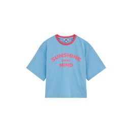 WE Fashion T-shirt M&auml;dchen Gr&ouml;&szlig;e 122/128 blau / rosa
