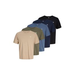 Jj Rebel T-Shirt 'JREBREBEL' Herren Gr&ouml;&szlig;e S marine / saphir / hellbraun / oliv / schwarz
