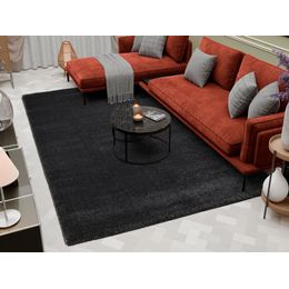 Teppich, B:240cm H:20mm L:290cm, schwarz, OCI DIE TEPPICHMARKE, Obermaterial: 100% Polypropylen, Wohnzimmer, Teppiche, "KOMFORT, auch als L&auml;ufer und