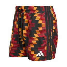 Adidas Performance Boardshorts 'Football-Inspired Graphic Swim Shorts' Herren Gr&ouml;&szlig;e M gelb / rot / schwarz