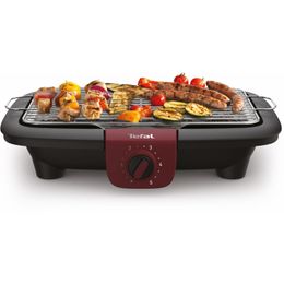 Tischgrill Tefal, B:34,9cm H:10,6cm T:46,7cm, rot, Kontaktgrill_Standgrill_Tischgrill_Teppanyakigrill, "Easygrill Adjust, wasserbef&uuml;llbare
