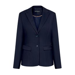 Betty Barclay Damen Kurzblazer "Damen langarm", blau, Gr. 46, Obermaterial: 86% Polyester, 14% Elasthan. Futter: 100% Polyester, Blazer, Form