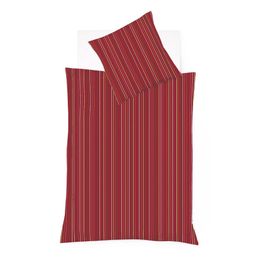 Bettw&auml;sche Fleuresse, rot, Mako-Satin, Obermaterial: 100% Baumwolle, Bettw&auml;sche, "Modern Life", Mako Satin, Baumwolle, in Gr. 135x200, 155x220,