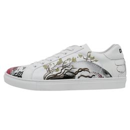 DOGO Damen Sneaker "Ace Low-Top Sneaker Equal Damen Sneaker", Gr. 44, wei&szlig;, Lederimitat, Schuhe, Handgefertigt
