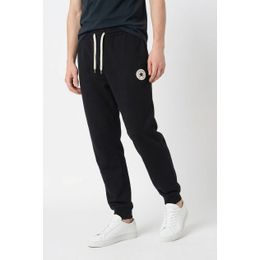 Converse Herren Jogginghose "CHUCK PATCH JOGGER", schwarz, Gr. XXL, Obermaterial: 80% Baumwolle, 20% Polyester, Hosen, bequeme Passform, aus