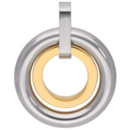 TITANIA Damen Kette mit Anh&auml;nger "Edelstahlkette mit Titananh&auml;nger", Titan, gold, Titan, Halsketten, bicolor