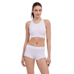 Falke Damen Sport-BH "Seamless Medium Support", wei&szlig;, Gr. XL, Obermaterial: 69% Polyamid PA. 26% Polyester PES. 5% Elasthan EL., BHs