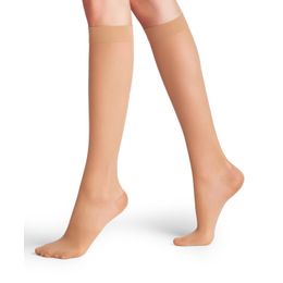 Falke Kinder Kniestr&uuml;mpfe "Energize", Gr. 35, beige, Obermaterial: 71% Polyamid PA. 29% Elasthan EL., matt, Socken