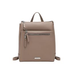 Tamaris Damen Rucksack "Rucksack TAS Melissa", grau, Polyurethane, Rucks&auml;cke
