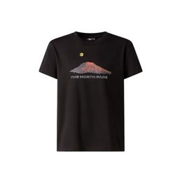 The North Face Shirt 'The North Face kids B MOUNTAIN NIGHT SS TEE T-SHIRT' boy size 130/140 Black