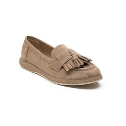 Foreverfolie Mokassins in Khaki - 53% | Gr&ouml;&szlig;e 37 | Damen-schuhe-halbschuhe