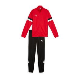 Puma Trainingsanzug 'TeamRise' Jungen Gr&ouml;&szlig;e 176 hellblau / schwarz / wei&szlig;