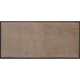 Fu&szlig;matte, B:35cm H:9mm L:75cm, beige, wash+dry by Kleen-Tex, Kunstfaser, Au&szlig;enbereich, Teppiche, "Original Uni, Schmutzfangteppich", Schmutzmatte,