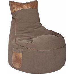 Sitzsack SITTING POINT, braun, Kinderzimmer, Sitzs&auml;cke, "Swing JAMIE"