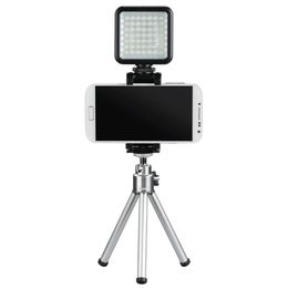 Hama Ringblitz "LED-Ringlicht "49 BD" f&uuml;r Smartphones, Foto- und Videokameras", B:9cm H:3,5cm T:23cm, schwarz, Blitzger&auml;te
