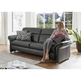 3-Sitzer DIE PLANBAR, B:228cm H:96cm T:92cm, grau, Sofas, "PN-EM16031, Breite 228 cm, ohne Kopfst&uuml;tzen", wahlweise mit Relaxauszug