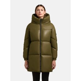 Khujo Damen Wintermantel "Lorsa", gr&uuml;n, Gr. M, Obermaterial: 100% Polyurethan. Innenfutter: 100% Polyester. Wattierung: 100% Polyester. Beschichtung: