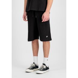 Herren Shorts "Waffle SL Shorts", schwarz, Gr. M, Alpha Industries, Obermaterial: 100% Baumwolle, Hosen