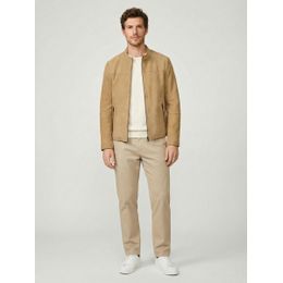 RICANO Herren Blouson "Lederjacke Tomaso", beige, Gr. M, Obermaterial: 100% Lammnappaleder LANA. Futter: 100% Baumwolle CO., Jacken, Handgefertigt