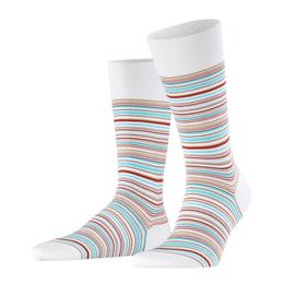 Falke Damen Socken "Microblock", Gr. 39, wei&szlig;, Obermaterial: 91% Baumwolle CO. 6% Polyamid PA. 3% Elasthan EL., glatt, Socken