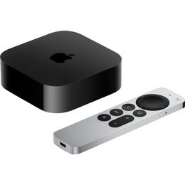 Apple Streaming-Box "TV 4K Wi‐Fi + Ethernet 128GB (3rd Gen)", B:9,3cm H:3,1cm T:9,3cm, schwarz, Streaming-Boxen