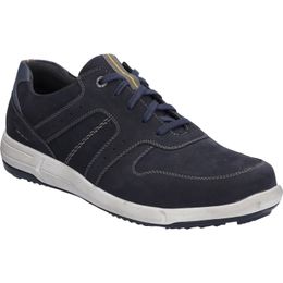 Josef Seibel Herren Schn&uuml;rschuh "Enrico 28, indigo-kombi", Gr. 41, blau, Obermaterial: 100% Rindsleder Leather cow., Schuhe