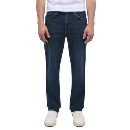 Mustang Herren Straight-Jeans "Tramper Straigt", blau, Gr. 40, Denim/Jeans, Obermaterial: 99% Baumwolle, 1% Elasthan, Jeans