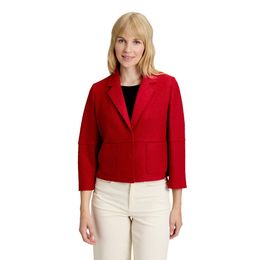 Betty Barclay Damen Jackenblazer "Damen mit Reverskragen", gr&uuml;n, Gr. 48, Flanell, Obermaterial: 60% Viskose, 40% Wolle, Blazer