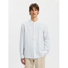 Selected Button Up Shirt 'SLHClay' male size XXL Sand / White