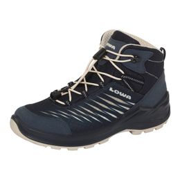 Lowa Kinder Wanderschuh "ZIRROX II GORE-TEX MID JR", Gr. 39, blau, Synthetik, Textil, Schuhe, wasserdicht, winddicht,atmungsaktiv dank GORE-TEX