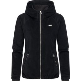 Ragwear Damen Bomberjacke "Dizzie Cordy YOUMODO", schwarz, Gr. L, Obermaterial: 98% Baumwolle, 2% Elasthan. Innenfutter: 100% Polyester, Jacken,