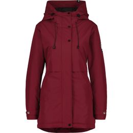 alife and kickin ALIFE & KICKIN Damen Winterjacke "Damen MarlyAK A Winterjacke, Jacke", rot, Gr. S, 100% Polyester, Jacken, Leicht taillierte Jacke mit &Auml;rmelb&uuml;ndchen