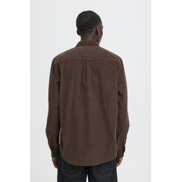 Blend Herren Langarmhemd "BHBEKIR SHIRT", braun, Gr. XXXL, unifarben, Web, Obermaterial: 100% Baumwolle, Hemden, Baumwolle, regular fit
