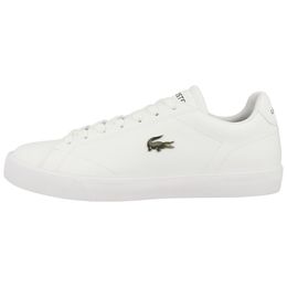 Lacoste Damen Sneaker "Lacoste LEROND SET 225 2 Sneaker low Damen, Herren Schuhe", Gr. 42wei&szlig;, Glattleder, Synthetik, Schuhe, Ziern&auml;hte