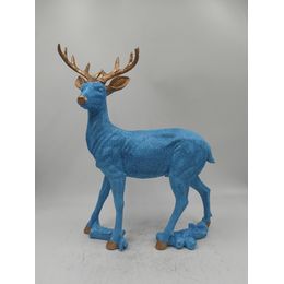 AM Design Dekofigur "Dekoobjekt aus Polyresin", B/H/T: 37cm x 44cm, blau, Wohnzimmer, Dekofiguren, BxH: 37x44 cm