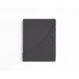 Spannbettlaken bellana, grau, Jersey, Obermaterial: 100% Baumwolle, Bettlaken, "SleepStyle, aus 100% Baumwolle", formstabil und pflegeleicht, f&uuml;r