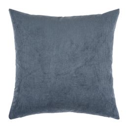 Dekokissen Pad, B:50cm L:50cm, blau, Polyacryl, Polyester, Dekokissen_Sitzkissen_Kissenh&uuml;llen, "CASUAL", Feines Cord-Design, gro&szlig;e Farbvielfalt, in