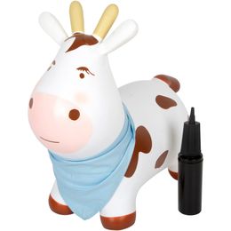 Small Foot Kinder H&uuml;pfspielzeug "H&uuml;pftier Kuh", wei&szlig;, Kunststoff, Stoff, B:24cm H:45cm L:51cm, H&uuml;pfspielzeug