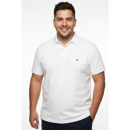 Tommy Hilfiger Big & Tall Herren Poloshirt "BT-1985 REGULAR POLO", wei&szlig;, Gr. XXXL, TOMMY HILFIGER BIG & TALL, Piqu&eacute;, Obermaterial: 96% Baumwolle, 4% Elasthan, Shirts, Gro&szlig;e