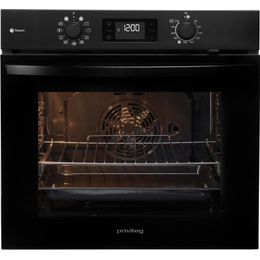 Privileg Backofen "PBA2S85HU1K", B:56cm H:60cm T:55,5cm, schwarz, K&uuml;che, Back&ouml;fen, Schonendes Garen dank des Turn&Go Dampfprogrammes f&uuml;r beste