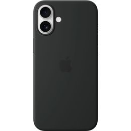 Apple Smartphone-H&uuml;lle "iPhone 16 Plus Silikon Case mit MagSafe", Smartphones, schwarz, H&uuml;llen