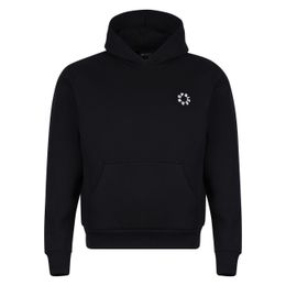 DROPSIZE Herren Kapuzensweatshirt "Dropsize HEAVY OVERSIZE CIRCLE BLOCK HOODIE"schwarz, Gr. S, 70% Baumwolle, 30% Polyester, Sweatshirts