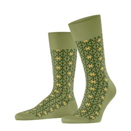 Falke Damen Socken "Sun Touch", Gr. 41, gr&uuml;n, Obermaterial: 76% Baumwolle CO(Bio). 22% Polyamid PA. 2% Elasthan EL., Socken