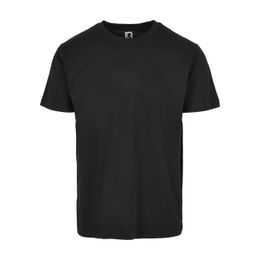 Brandit Herren Kurzarmshirt "Brandit Herren Brandit Premium Shirt", schwarz, Gr. M, unifarben, 100% Baumwolle, Shirts