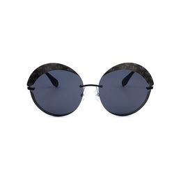 Adidas Damen-Sonnenbrille in Schwarz/ Dunkelblau - 77% | Gr&ouml;&szlig;e 67 | Damen-brillen