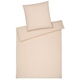 Bettw&auml;sche Elegante, rosa, Halbleinen, Obermaterial: 50% Baumwolle, 50% Leinen, Bettw&auml;sche, "Breezee", angenehmes Hautgef&uuml;hl
