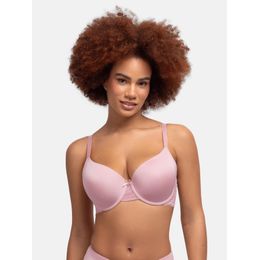 Dorina Damen B&uuml;gel-BH "Adele", Gr. 90, pink, Obermaterial: 58% Polyamid, 25% Polyester, 17% Elasthan, unifarben, BHs, mit vorgeformten K&ouml;rbchen