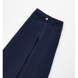 IDO M&auml;dchen Outdoorhose "GIRL TROUSERS", blau, Gr. 128, 98% Baumwolle, 2% Elasthan, Hosen