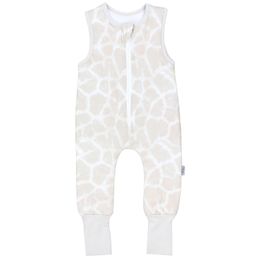 TUPTAM Babyschlafsack "Schlafsack mit F&uuml;&szlig;en Baby Ganzjahresschlafsack mit Beinen 2,5 Tog", L: 110cm, braun, Schlafs&auml;cke